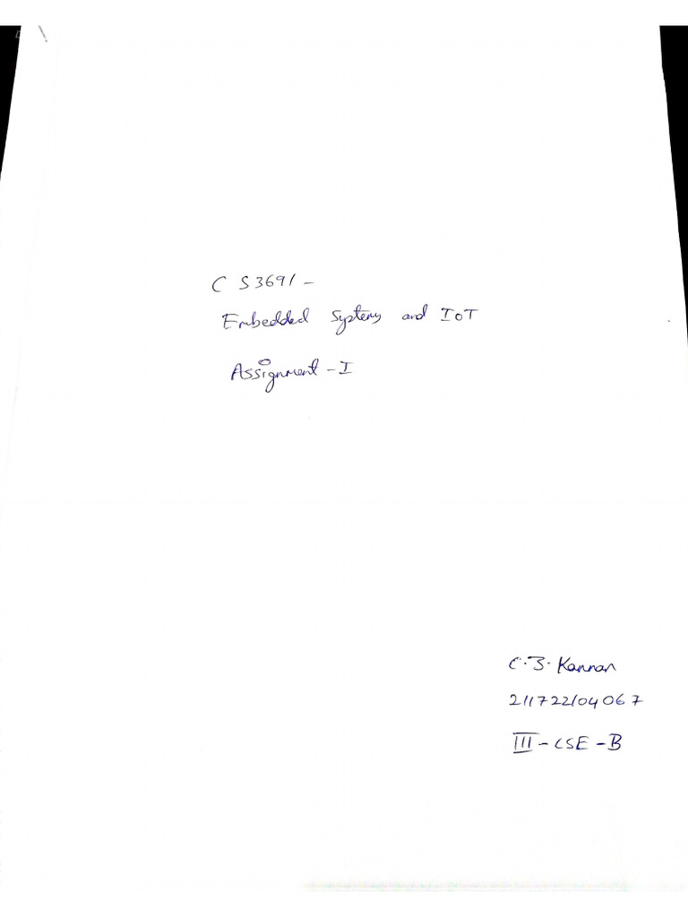 Iot Assignment 1 | PDF