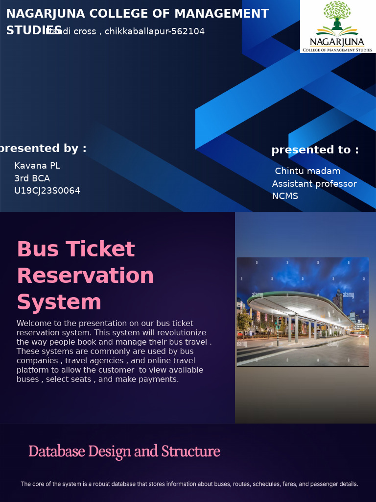 Bus Ticket Reservation System | PDF