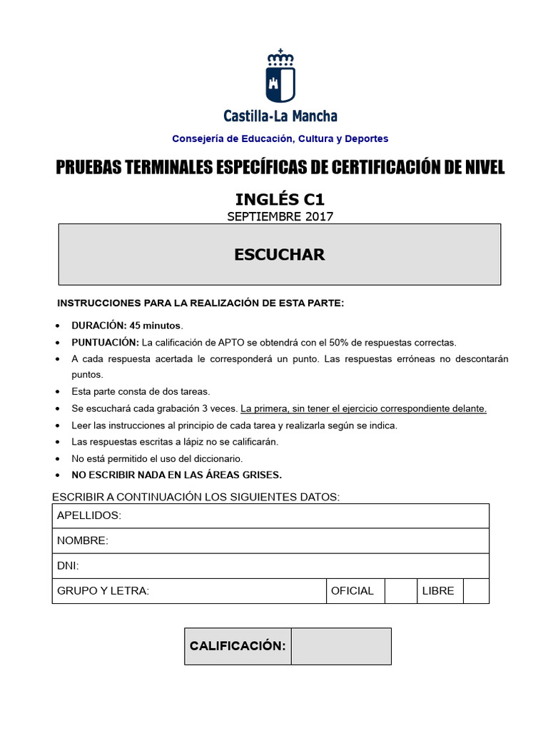 Ingl‚s C1 Comprensi¢n oral. Prueba | PDF | Milo Yiannopoulos | Freedom Of Speech