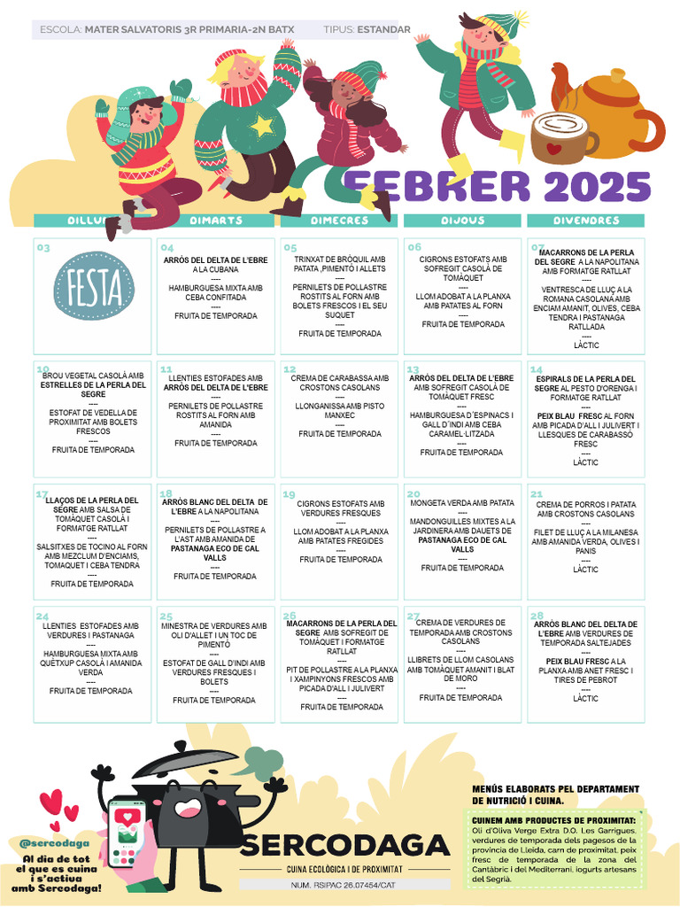 Menu Sano 2 250127090325 | PDF