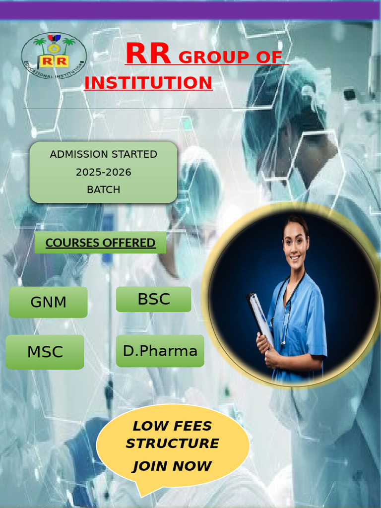 RR GROUP OF INSTITUTION Admission | PDF