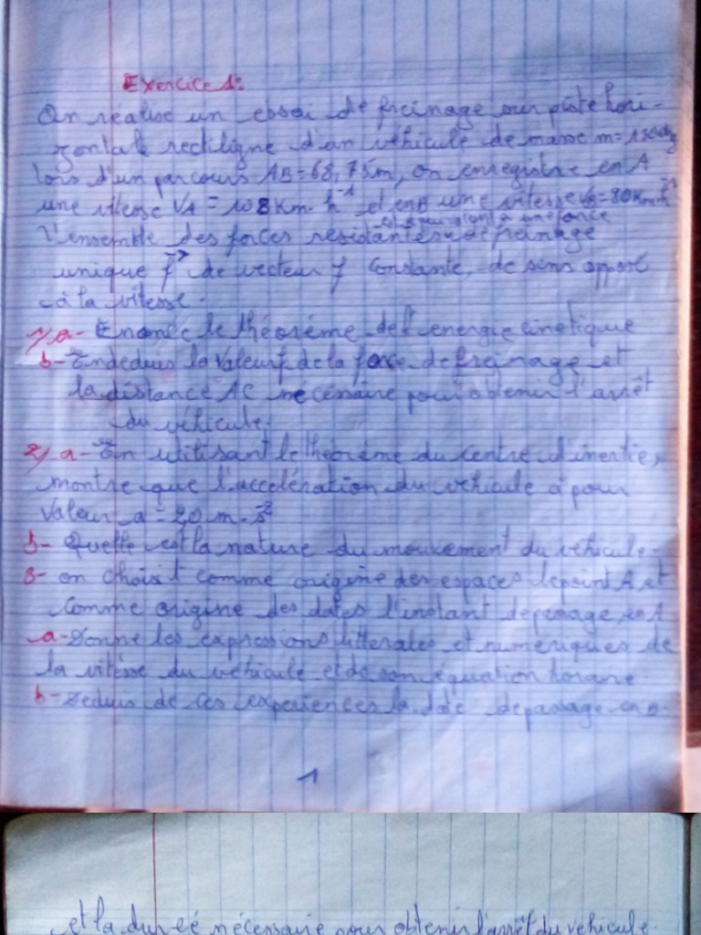 Exos Et Corrigés Physique | PDF