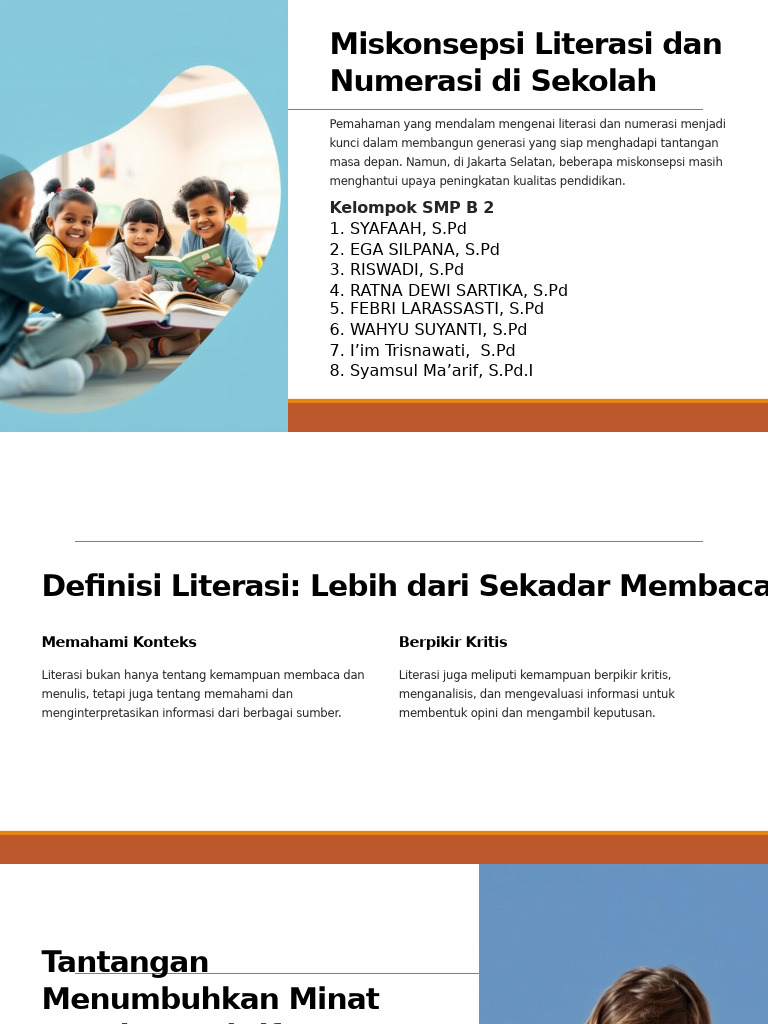 Miskonsepsi Literasi Dan Numerasi Di Sekolah | PDF