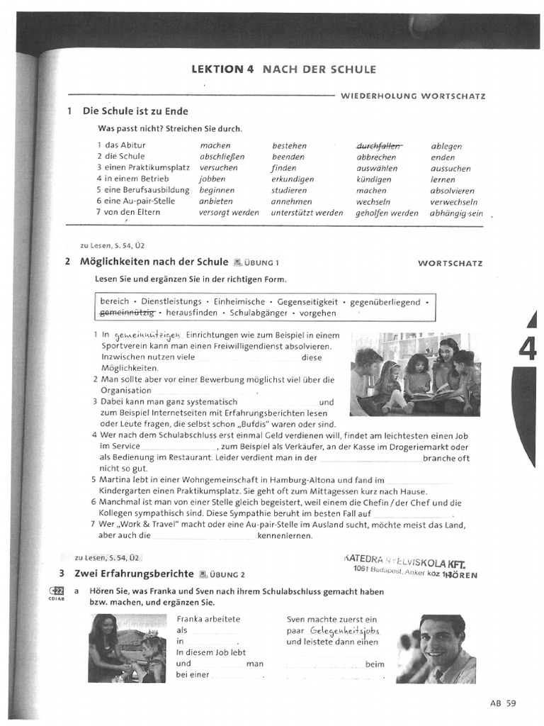 SICHER B2.1 4-6 Arbeitsbuch | PDF