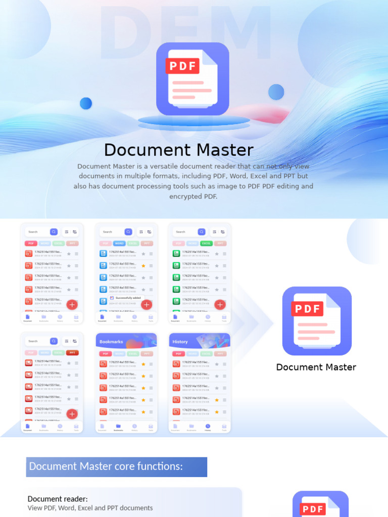Document Master: Versatile PDF Reader | PDF