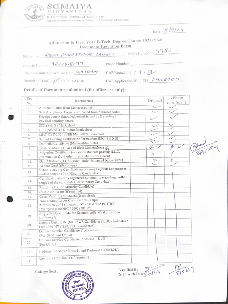 Retention Letter | PDF