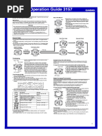 G-Shock Model 3357 Operation Guide | PDF | Daylight Saving Time | Time