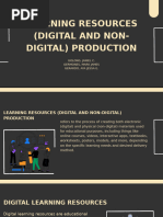 Digital and Non Digital Learning Resources | PDF | Art | Computers
