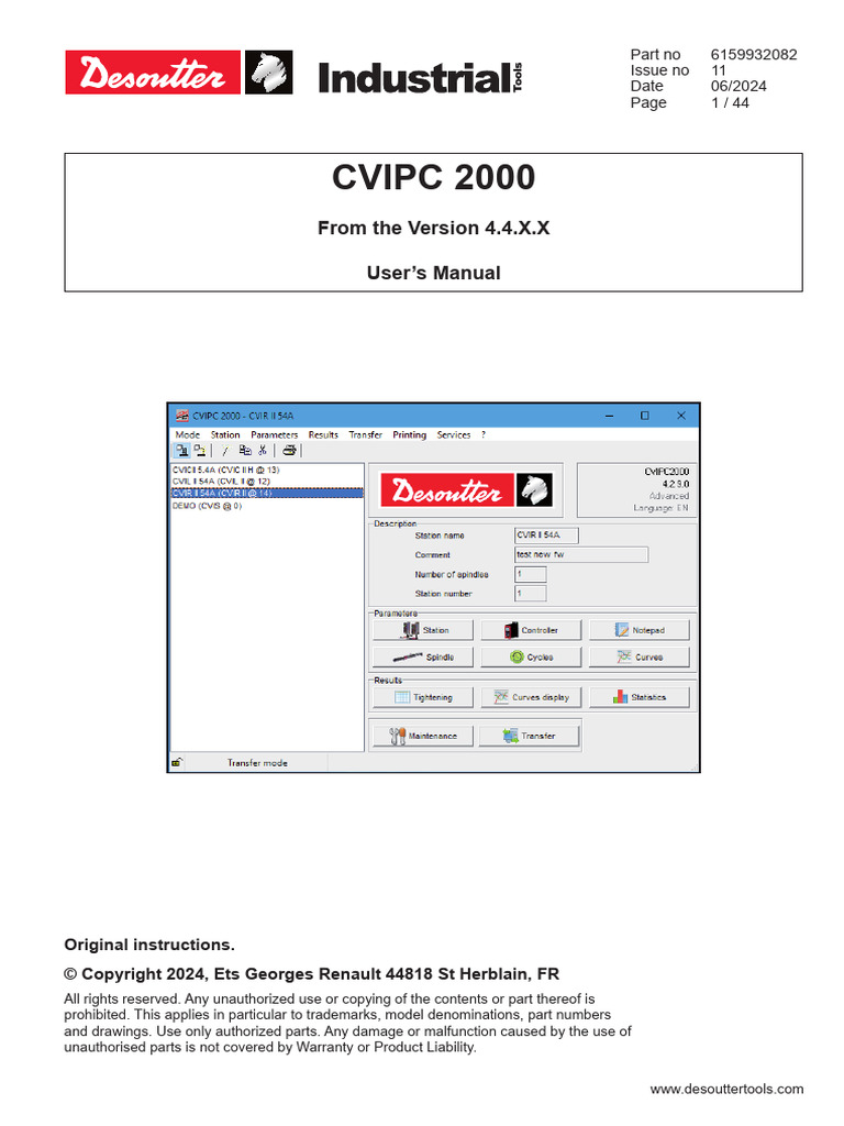 CVIPC 2000: From The Version 4.4.X.X User's Manual | PDF | Microsoft Windows | Parameter ...
