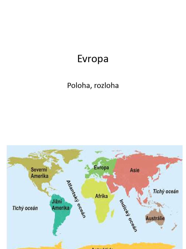 Evropa - Poloha, Rozloha | PDF