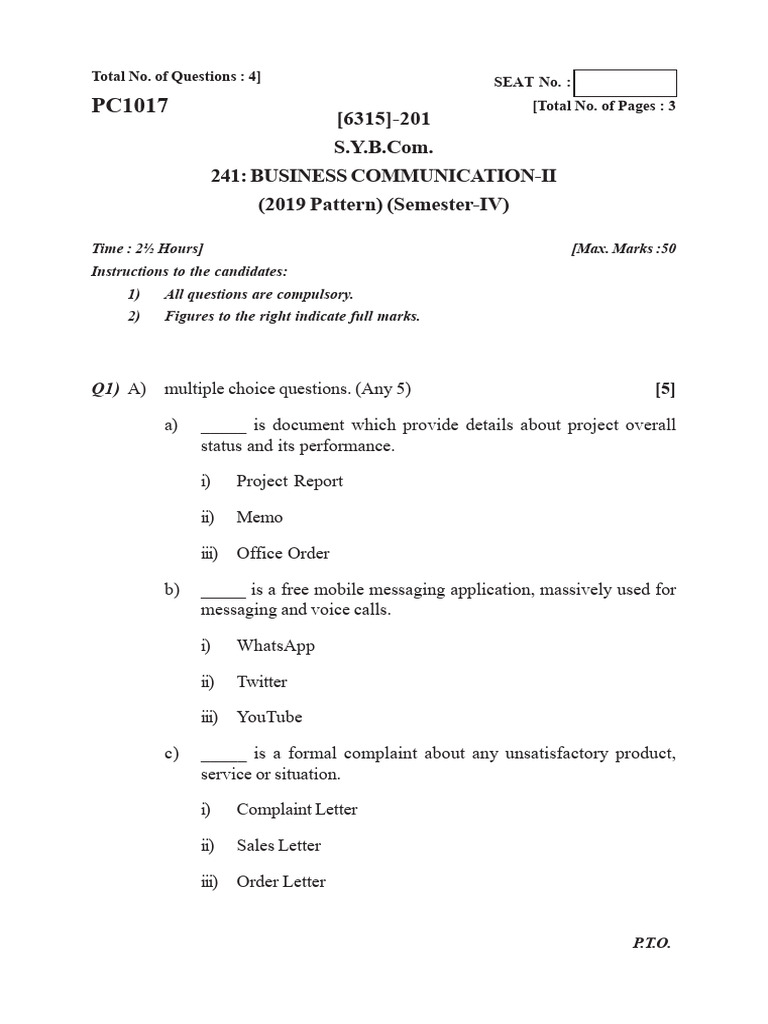 (Sem. - IV) 2019 Pattern | PDF | Equity (Finance) | Balance Sheet