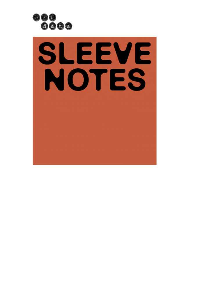 Sleeve Notes | PDF