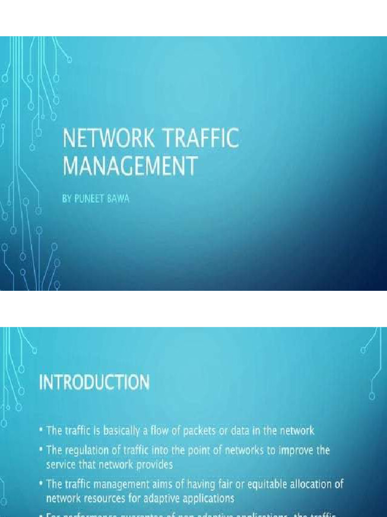 Traffic Management | PDF