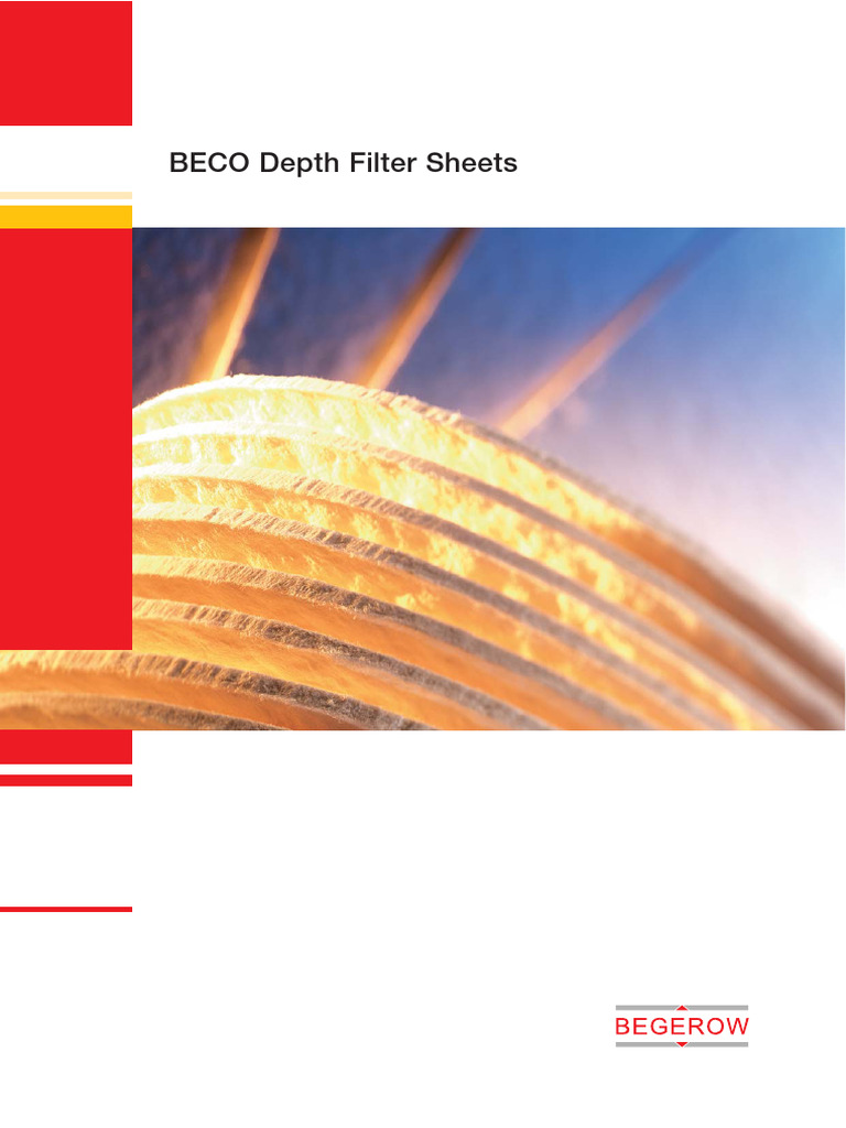 043 BECO Depth Filter Sheets | PDF | Filtration