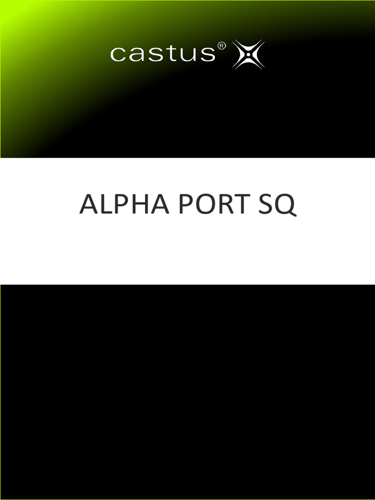 Alpha Port SQ Isolator Access System | PDF | Door