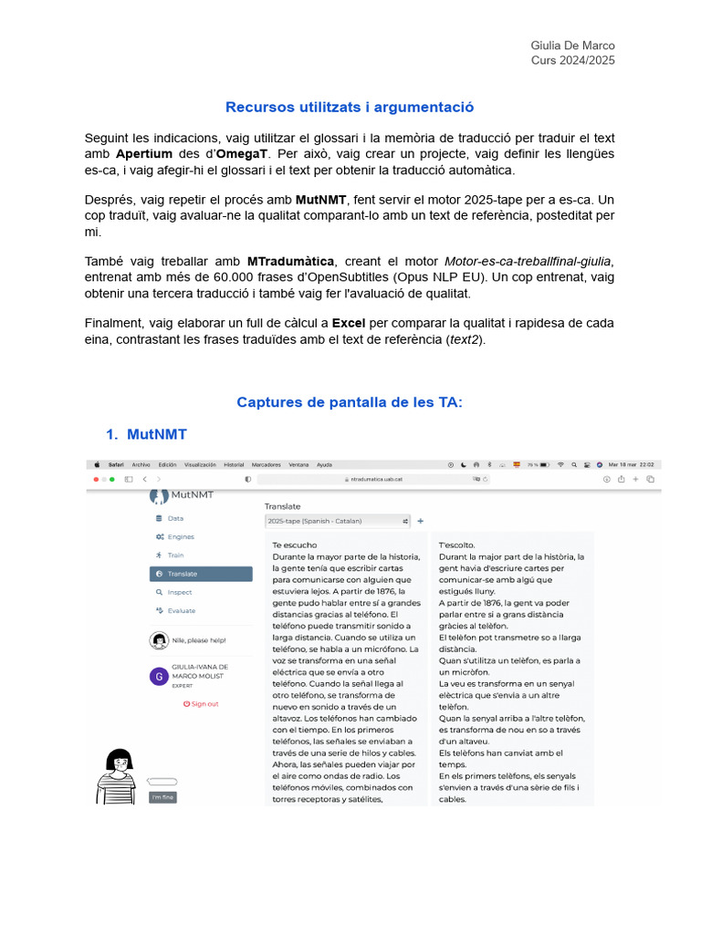Treball Final Trad Automàtica-2 | PDF