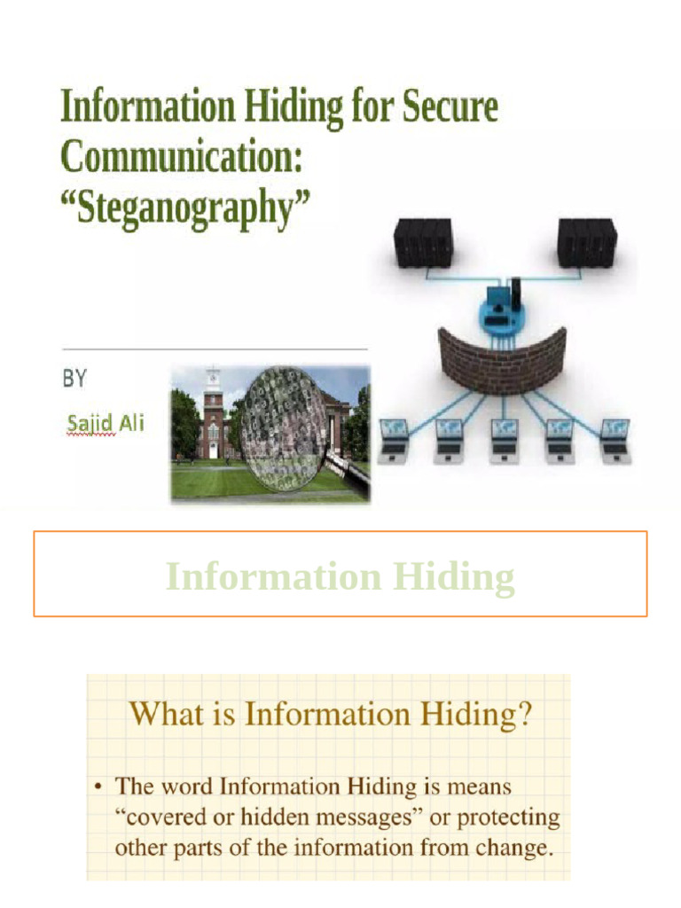 Understanding Steganography Techniques | PDF