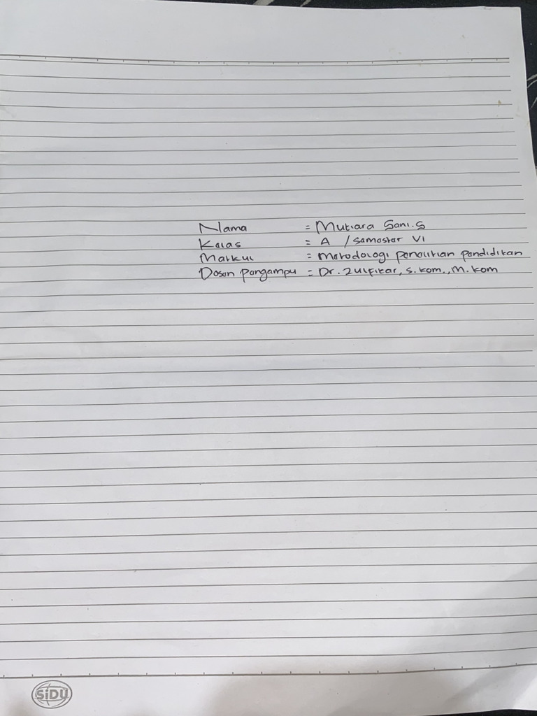 Rangkuman Materi Pertemuan Ke 2 | PDF