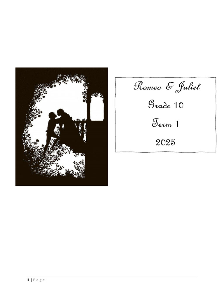 Romeo and Juliet Questions | PDF