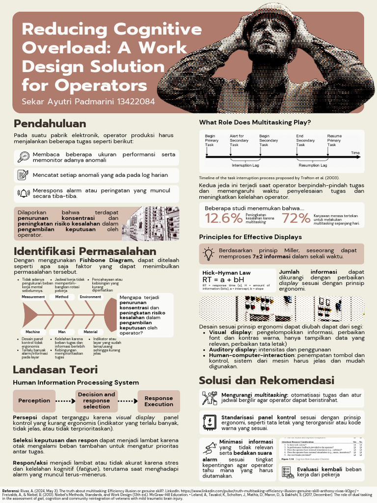 Reducing Cognitive Overload A Work Design Solution For Operators | PDF