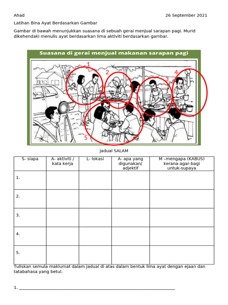 Di Warung Sarapan Pagi | PDF