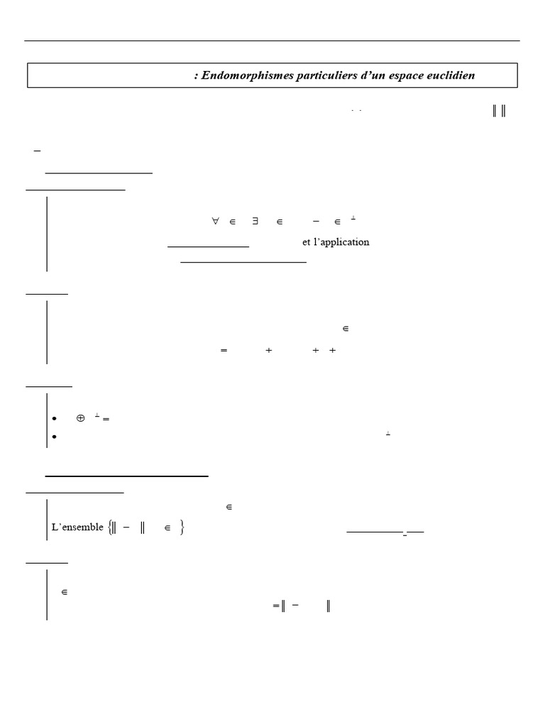 Propriétés des projections orthogonales | PDF | Espace euclidien | Base ...