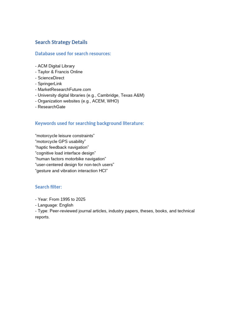 Search Strategy Appendix | PDF