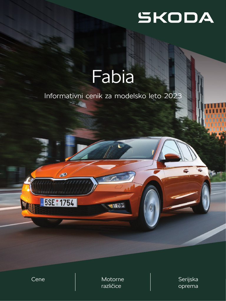 Cenik Nova Fabia | PDF