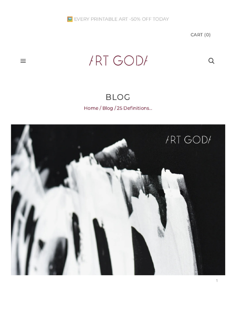 25 Definitions of Art - ART GODA | PDF | The Arts