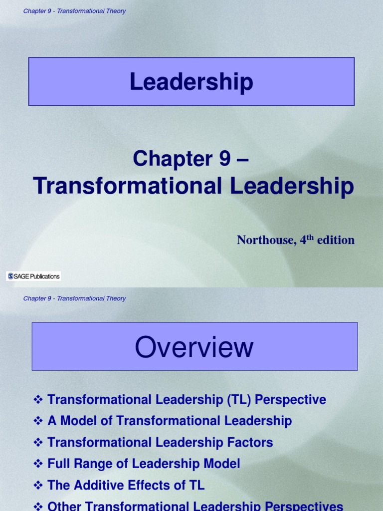 Transformational Leadership | PDF | Transformational Leadership ...