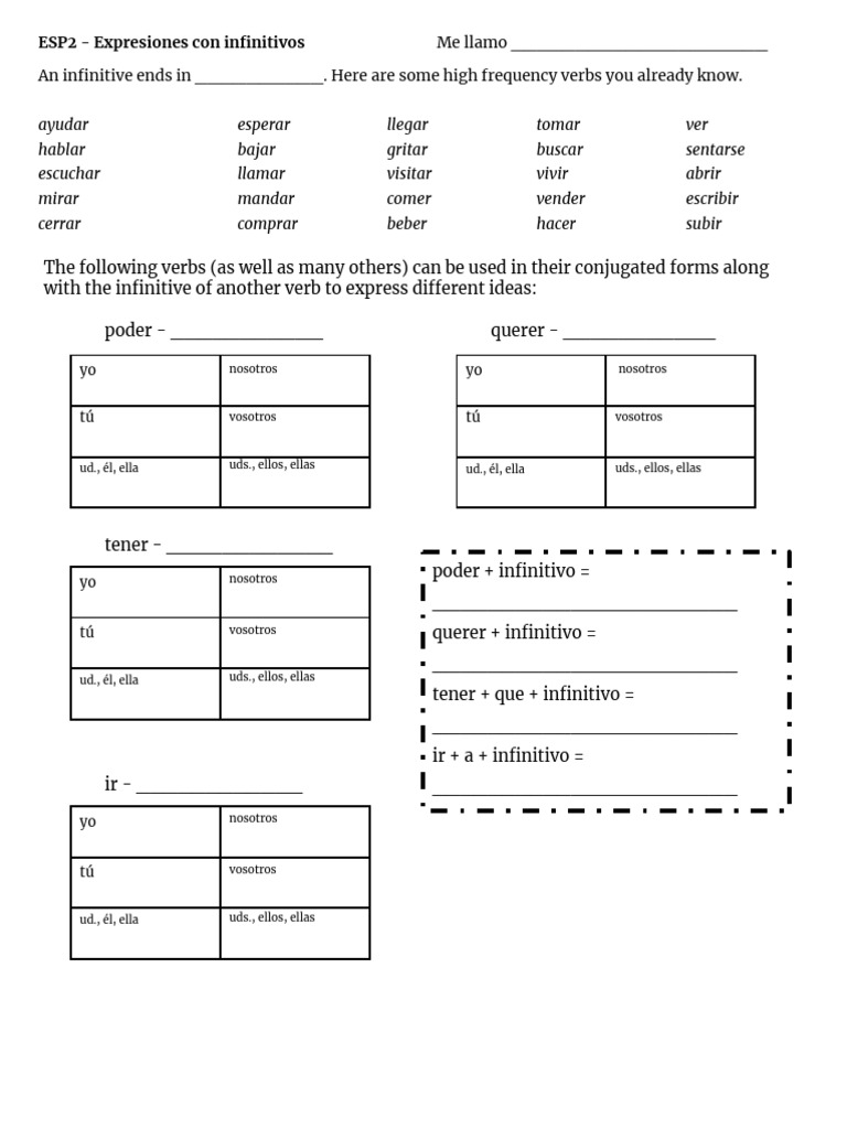 Infinitive Structures | PDF