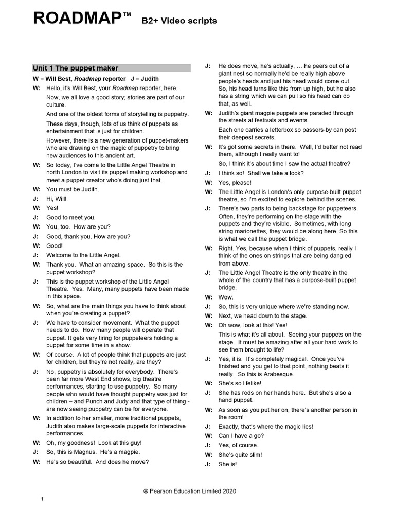 RM_B2P_Video_scripts | PDF | Puppets | Puppetry