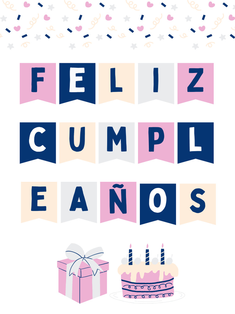Banderin Feliz Cumple Pdf
