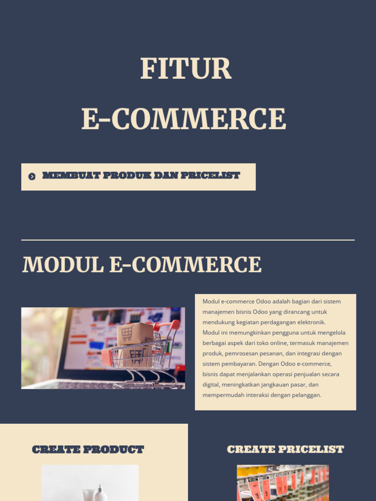 Modul E-Commerce: Produk dan Pricelist | PDF