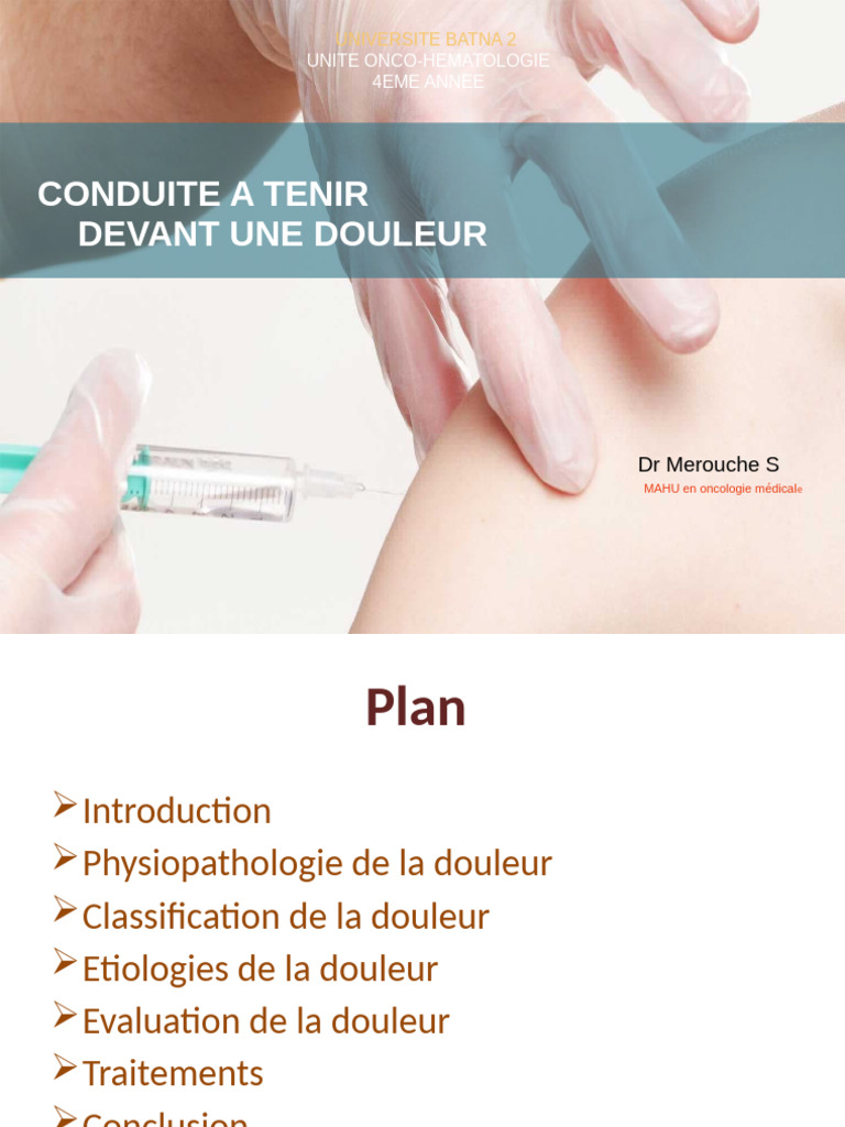 4_5940688761124820357 | PDF | Douleur | Maladies et troubles humains