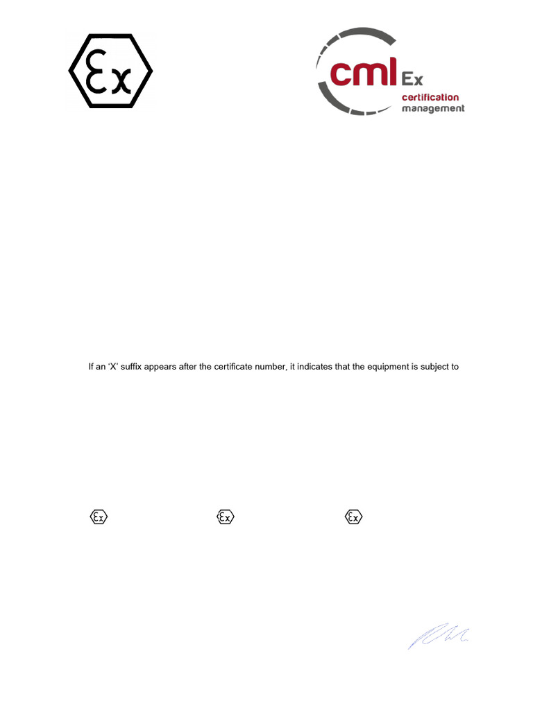 EU Type Examination Certificate for Unions | PDF