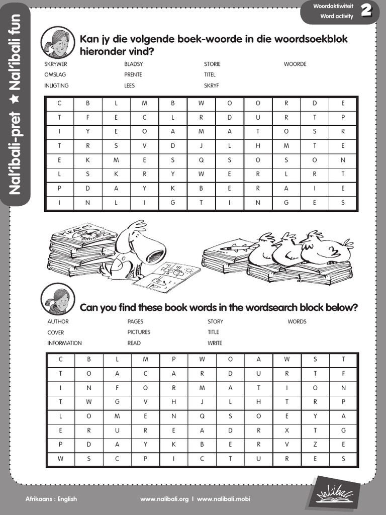 Word-Activity 2 Afr-Eng | PDF