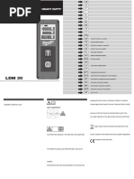 DTAPE DT50 Laser Distance Meter User Manual | PDF | Backlight | Metre
