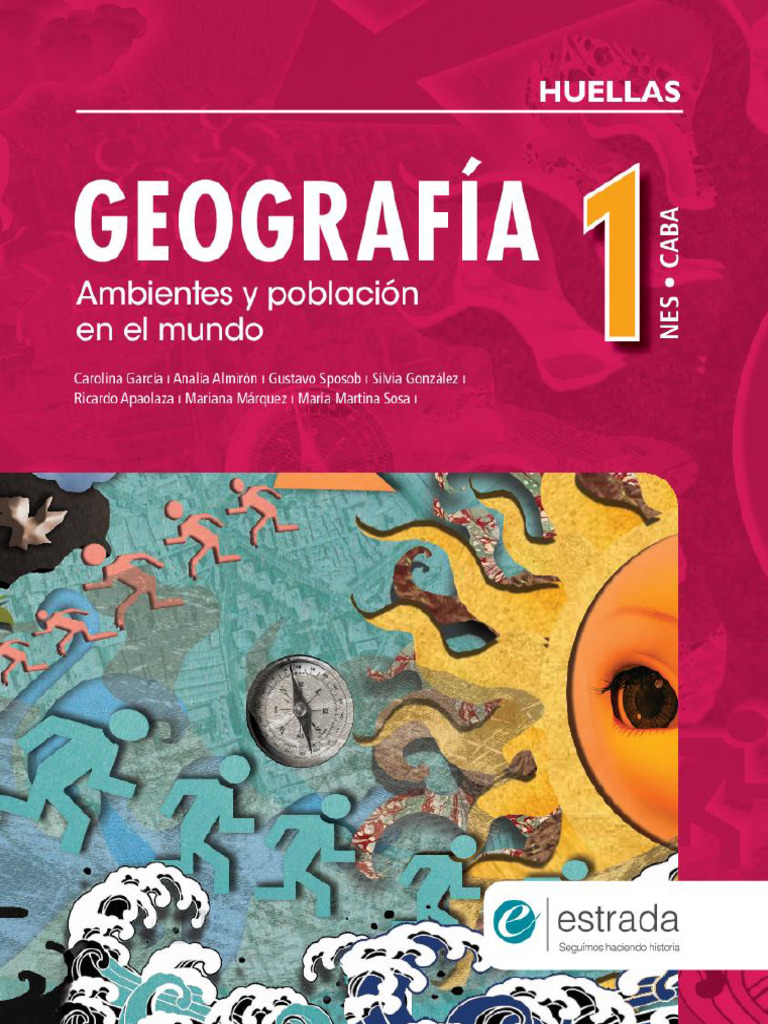 Libro 1ro huellas geografia estrada | PDF