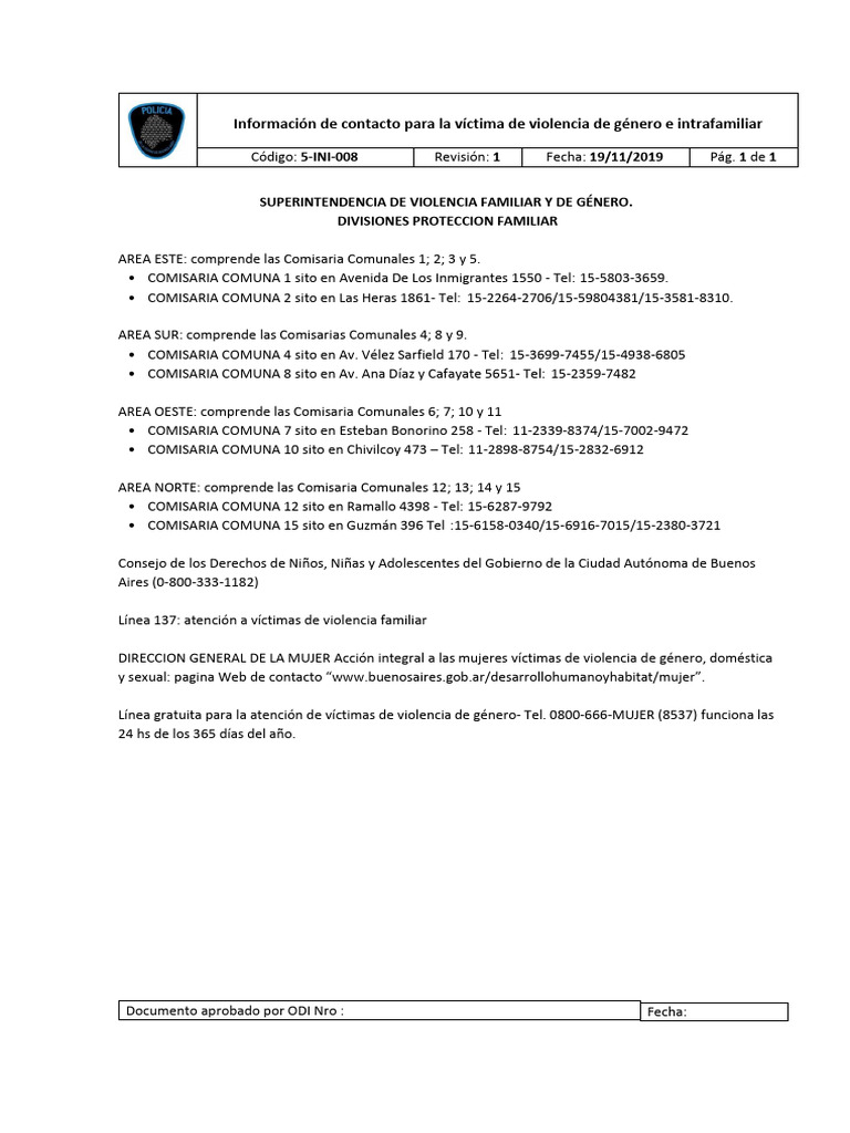 Proto 140 279 Violencia de Genero Odi 47 Sup 4 | PDF | La violencia contra las mujeres ...