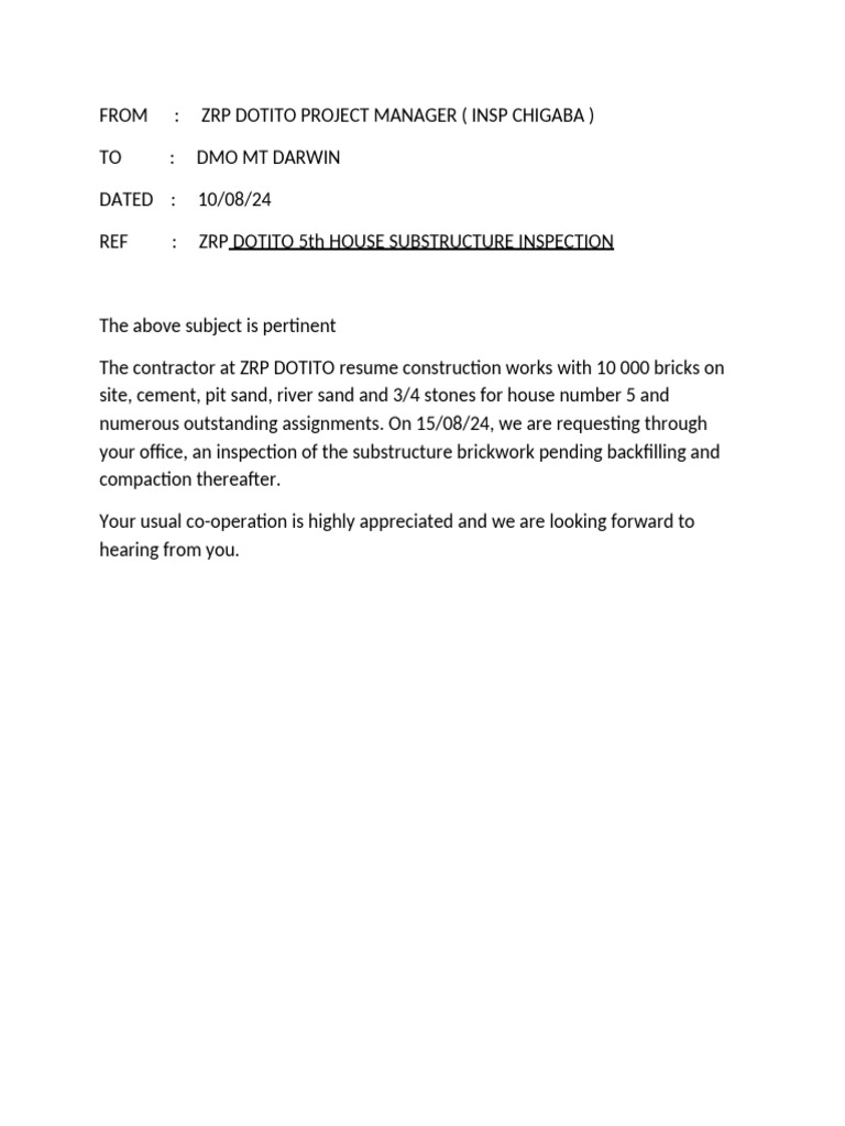 5th Hse Substructure Inspection | PDF