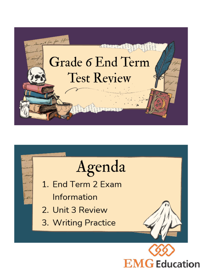 G6 End Term 2 Review | PDF | Gothic Fiction | Adverb