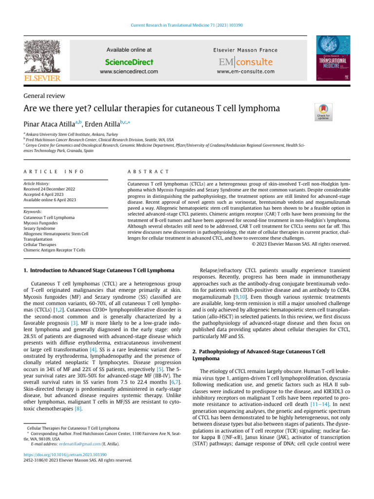 Pathophysiology of Blood Cancer | PDF | Hematopoietic Stem Cell ...