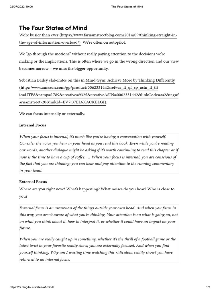 Understanding the Four States of Mind | PDF | Thought | Mind