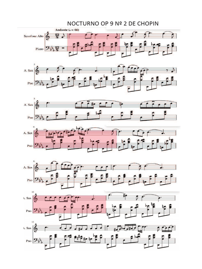 Nocturno Op 9 #2 de Chopin | PDF