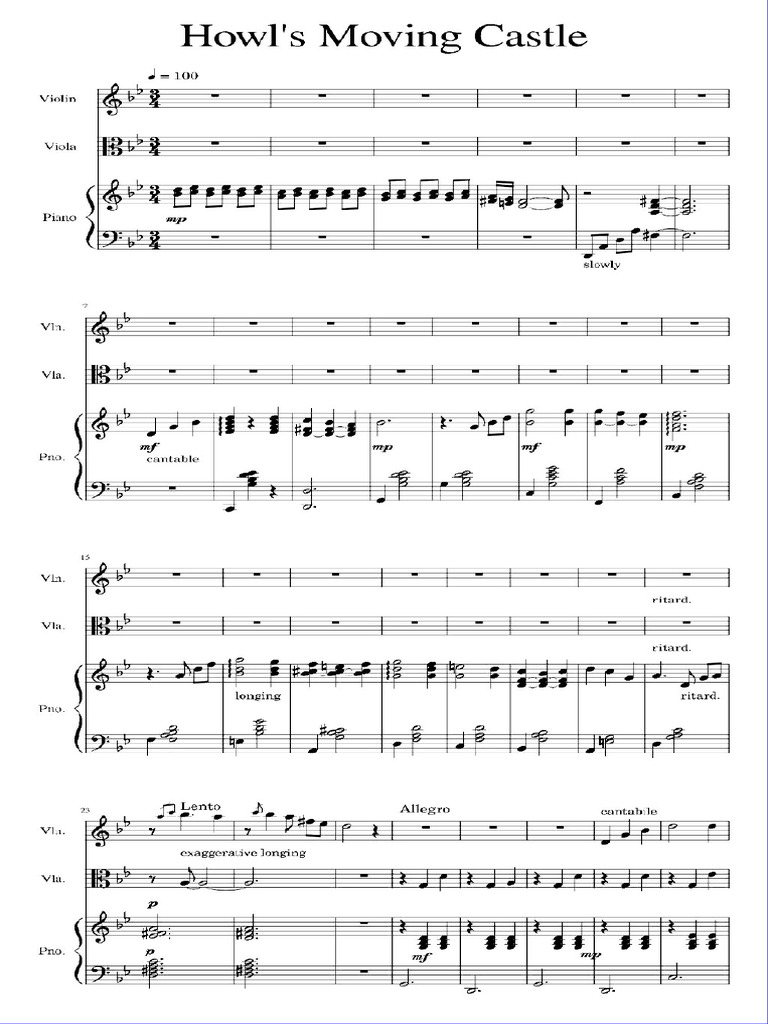 Howl's Moving Castle - Vla FL PN | PDF
