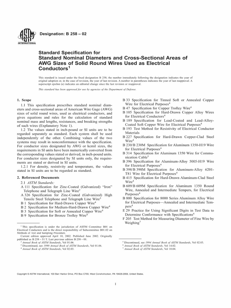 Astm B258 | PDF