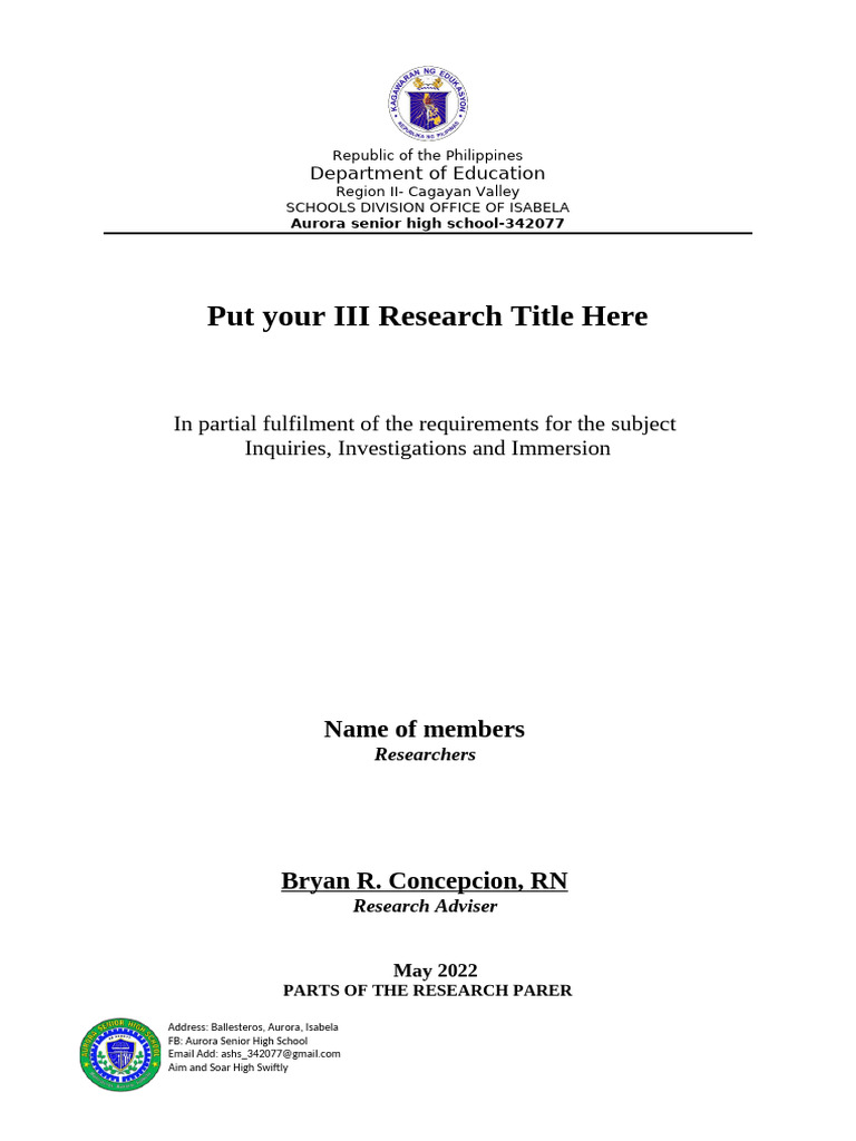 III-Research-Paper-Template | PDF | Methodology | Science