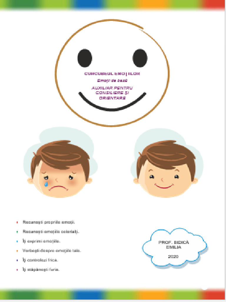 Auxiliar Curcubeul Emoțiilor | PDF