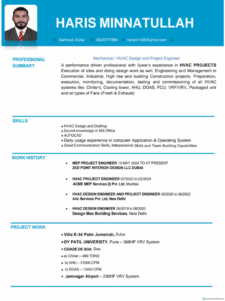 Haris Minnatullah CV | PDF